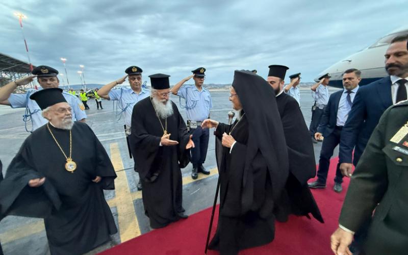 Έφτασε στη Θεσσαλονίκη ο Οικουμενικός πατριάρχης Βαρθολομαίος (ΦΩΤΟ ...